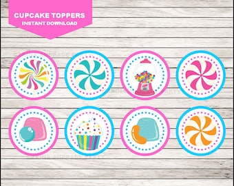 Candyland toppers | Etsy