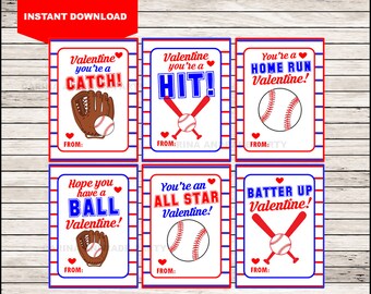 Baseball valentine | Etsy