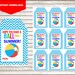 Candy Food Labels Instant Download, Sweets Birthday Tent Cards ...