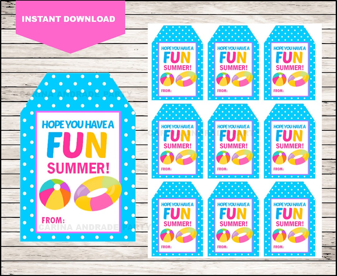 Printable Bursting With Fun End of School Cards , Hope You Have a Fun ...