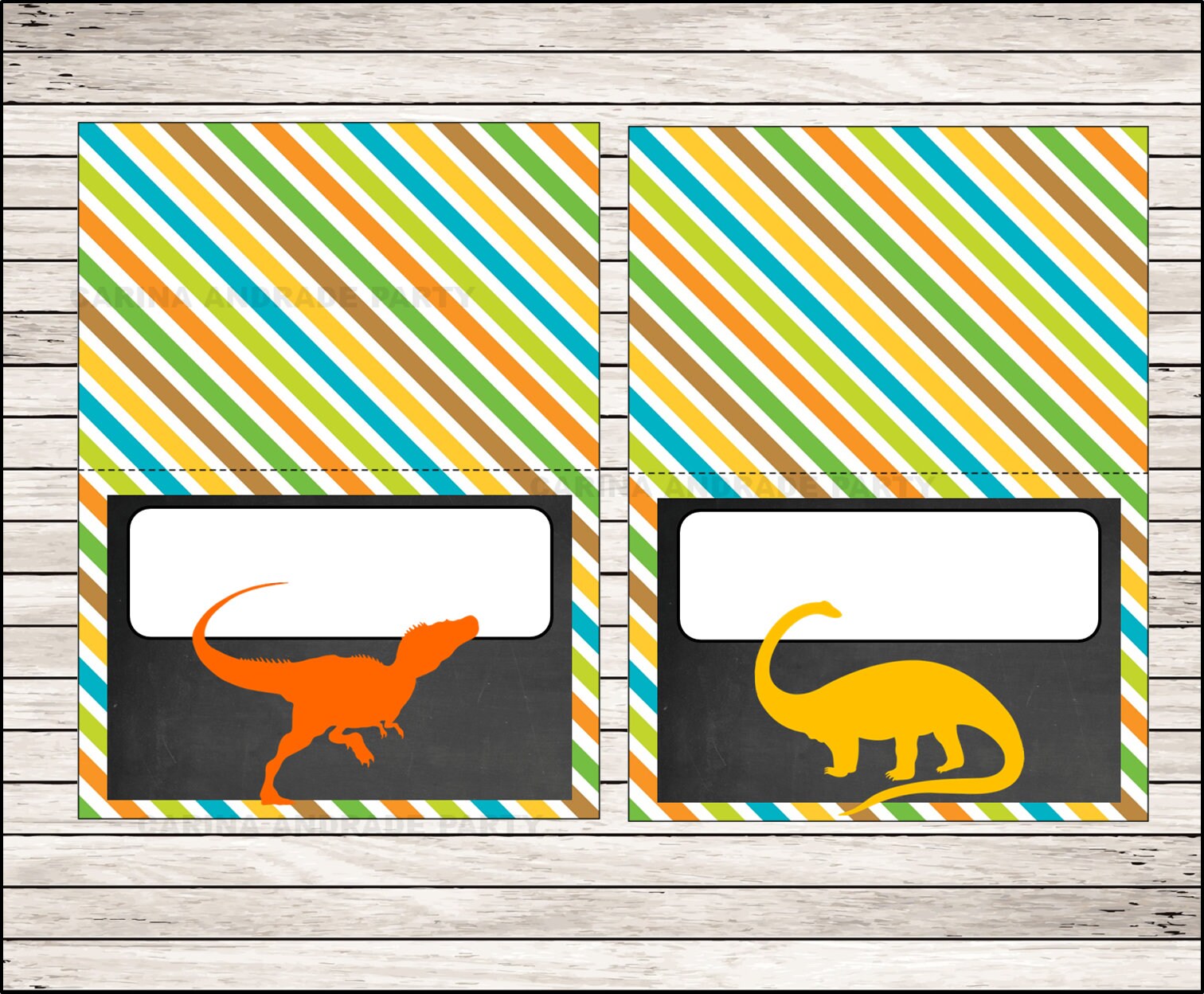 Dinosaur Food Labels Printable T-rex Food Tent Cards - Etsy Australia