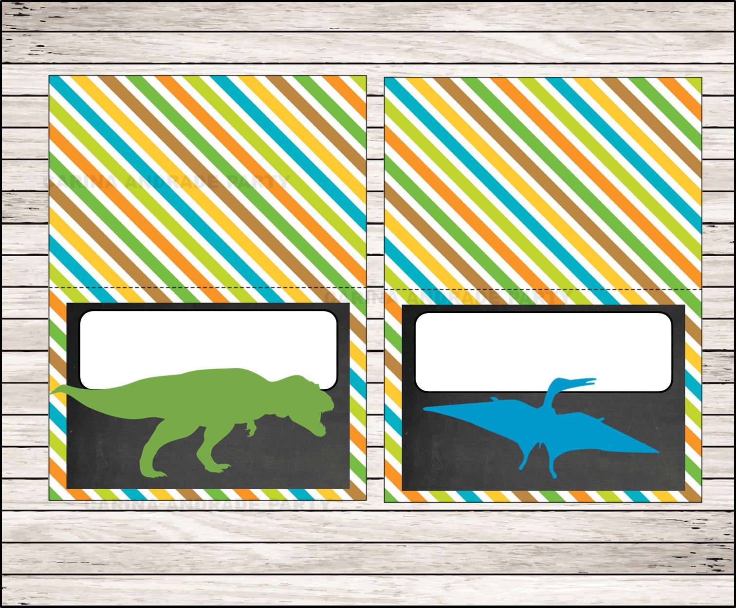 Dinosaur Food Labels, Printable T-rex Food Tent Cards, Dinosaur Party ...