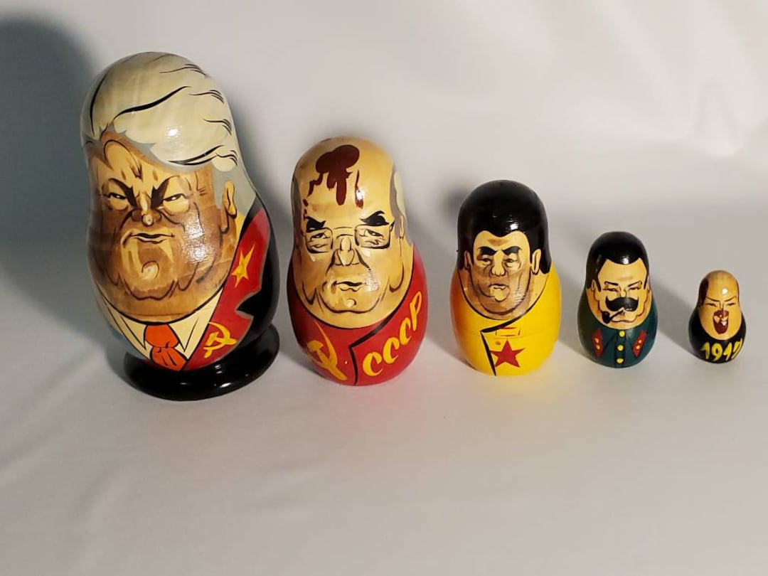 Russian Presidents Nesting Dolls - Matryoshka - Etsy