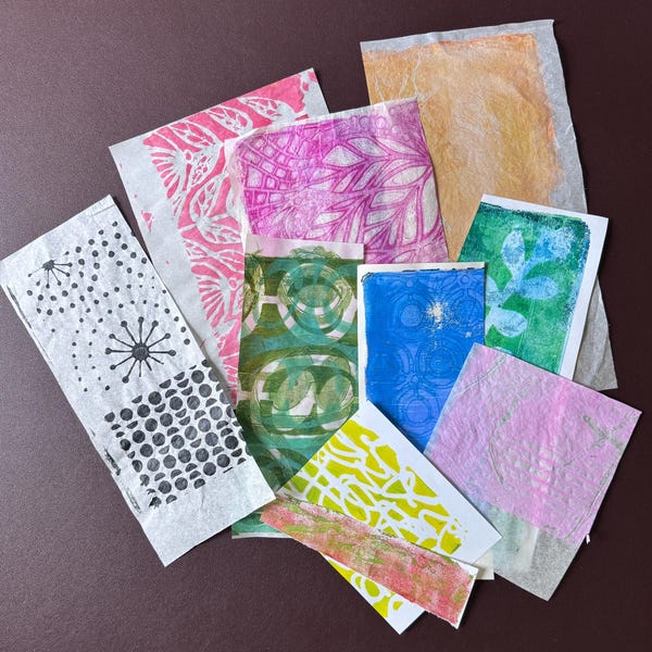 Painted Papers - Etsy