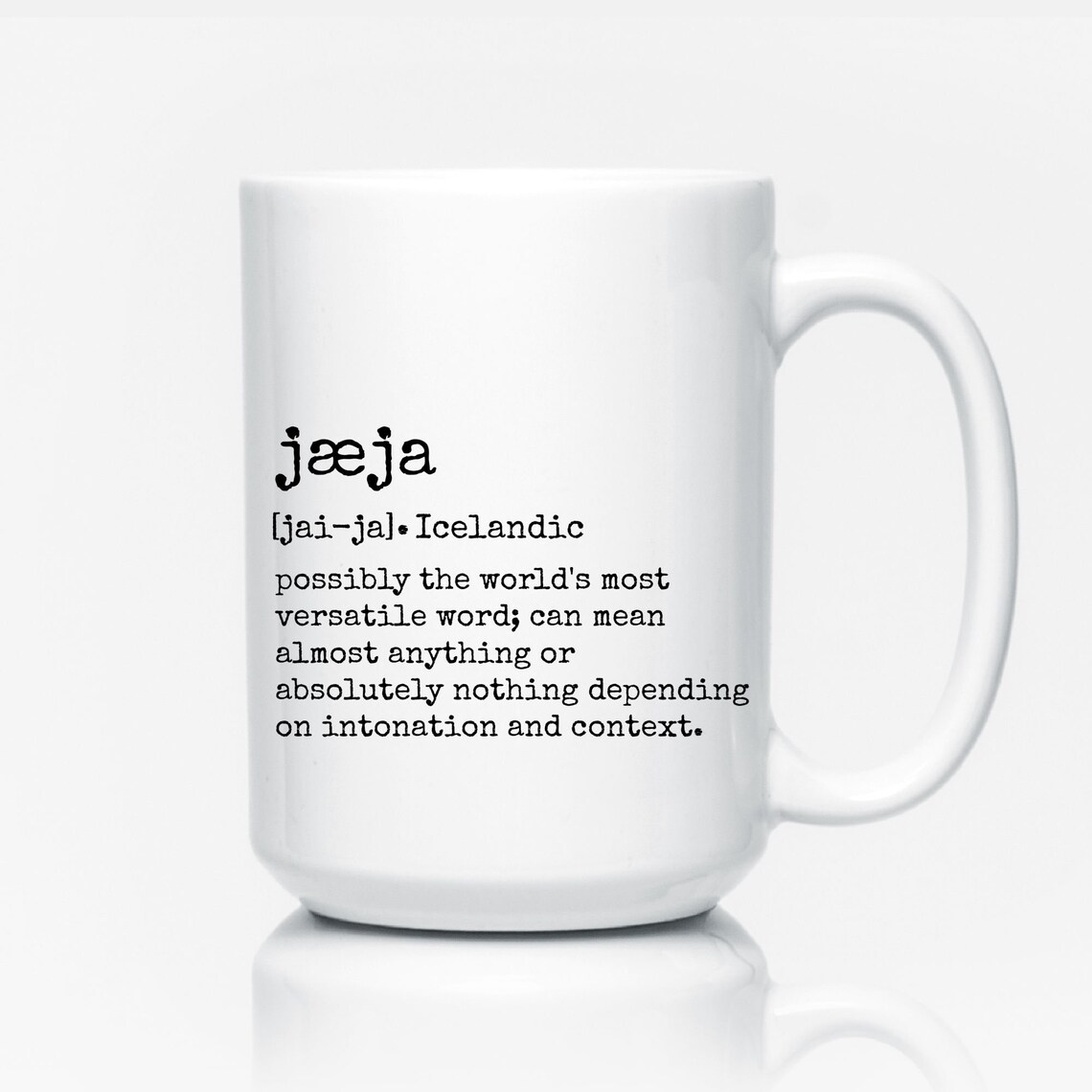 Jæja Definition Mug, Icelandic Definition, Nordic Gifts, Icelandic Gift ...