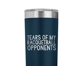 Funny Racquetball Water Bottle Racquetball Gift Idea Tears of My ...