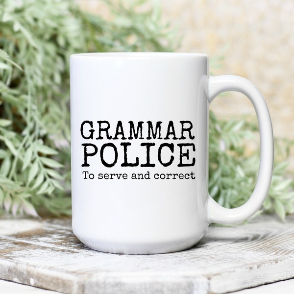 Coffee Cup With Correct English - Etsy