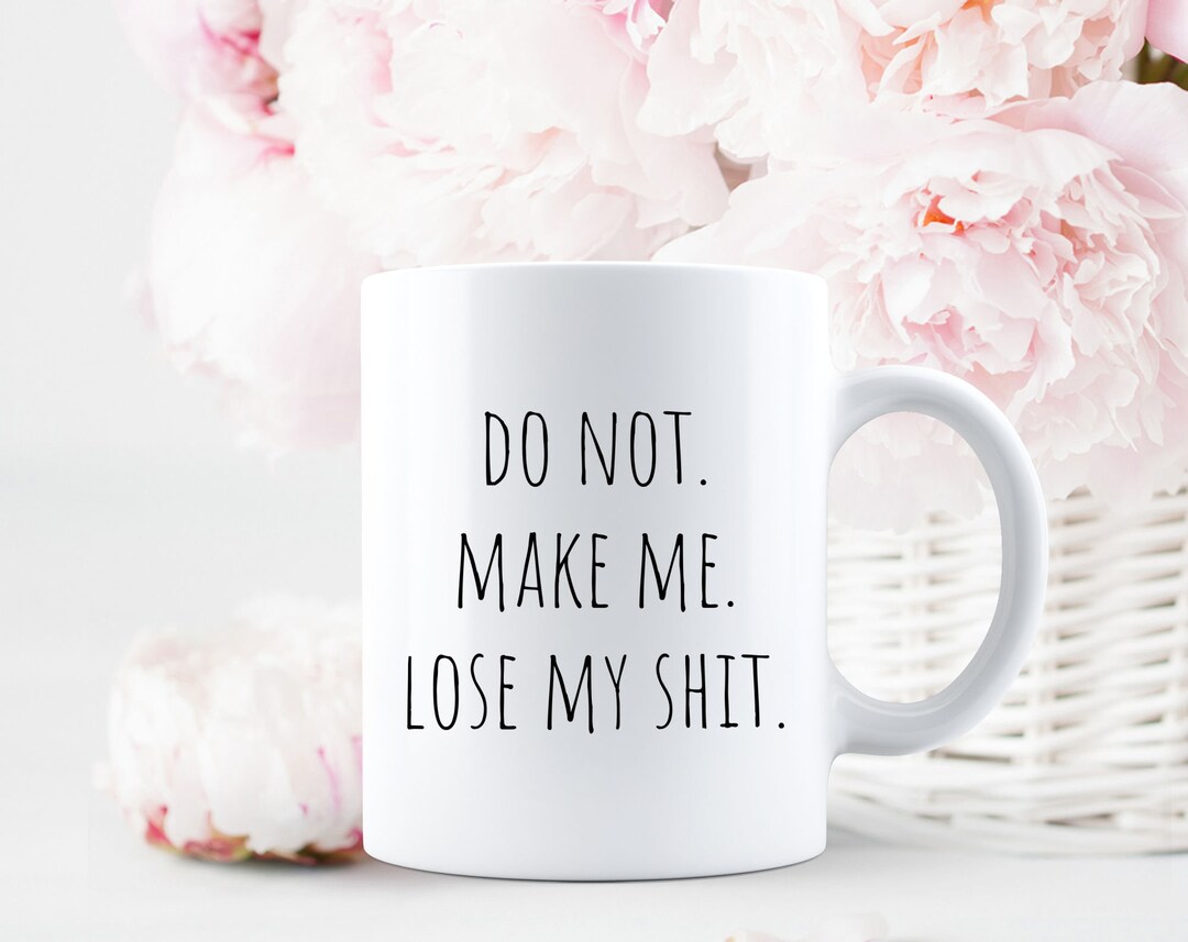 Funny Swearing Mug, Profanity Mug, Funny Office Gifts, Rude Mug ...