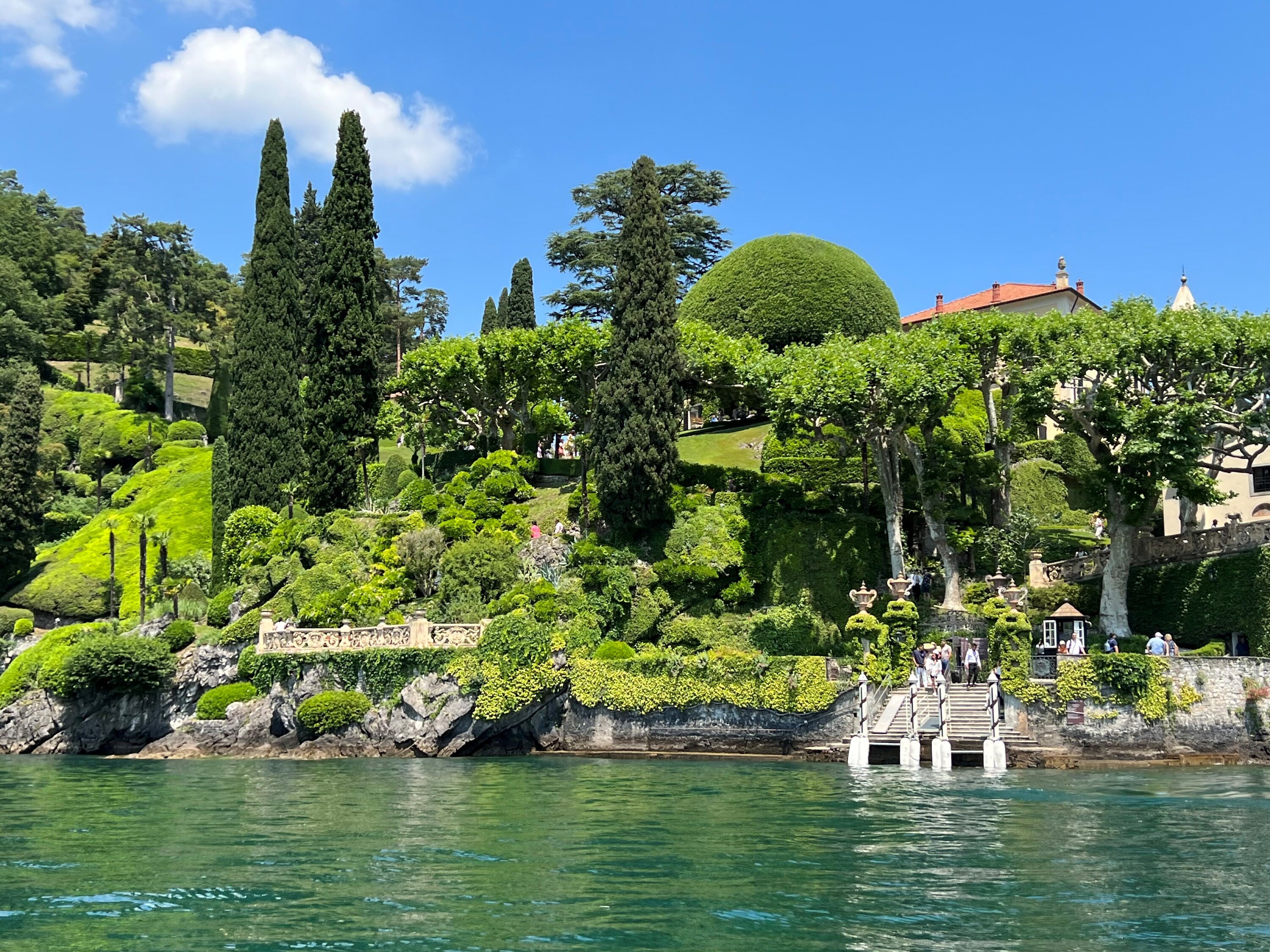 Lake Como Sticker Cypress Tree Sticker Lake Como Garden - Etsy