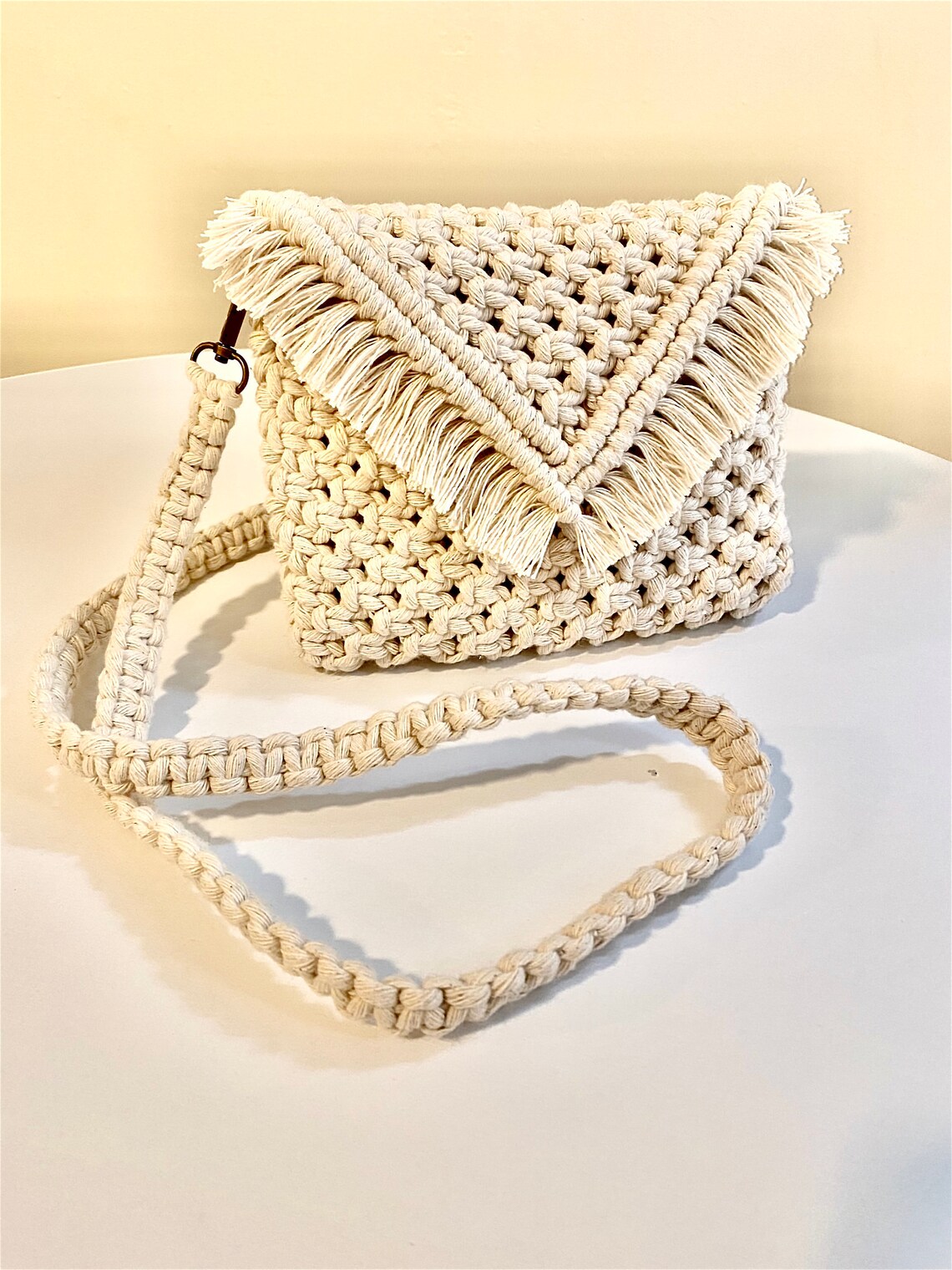 Macrame Purse Macrame Bag Boho Macrame Crossbody Bag With - Etsy