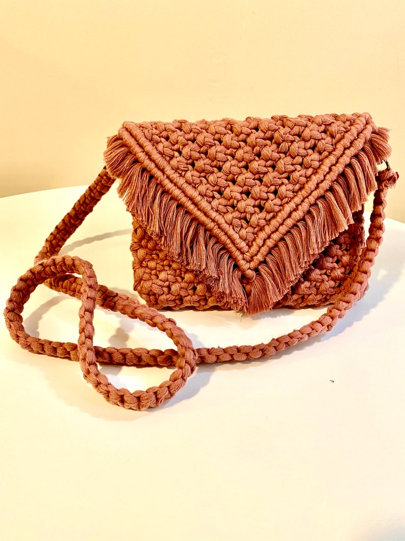 Macrame Purse Macrame Bag Boho Macrame Crossbody Bag With - Etsy