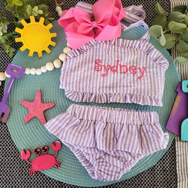Infant Monogrammed Bathing Suit - Etsy