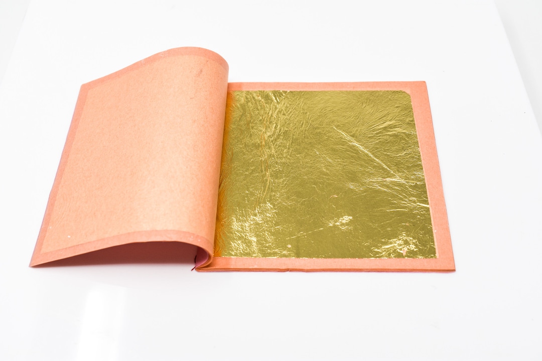 24 Karat Edible Gold Leaf Sheets | Cake Decorating, Garnishing (25 ...