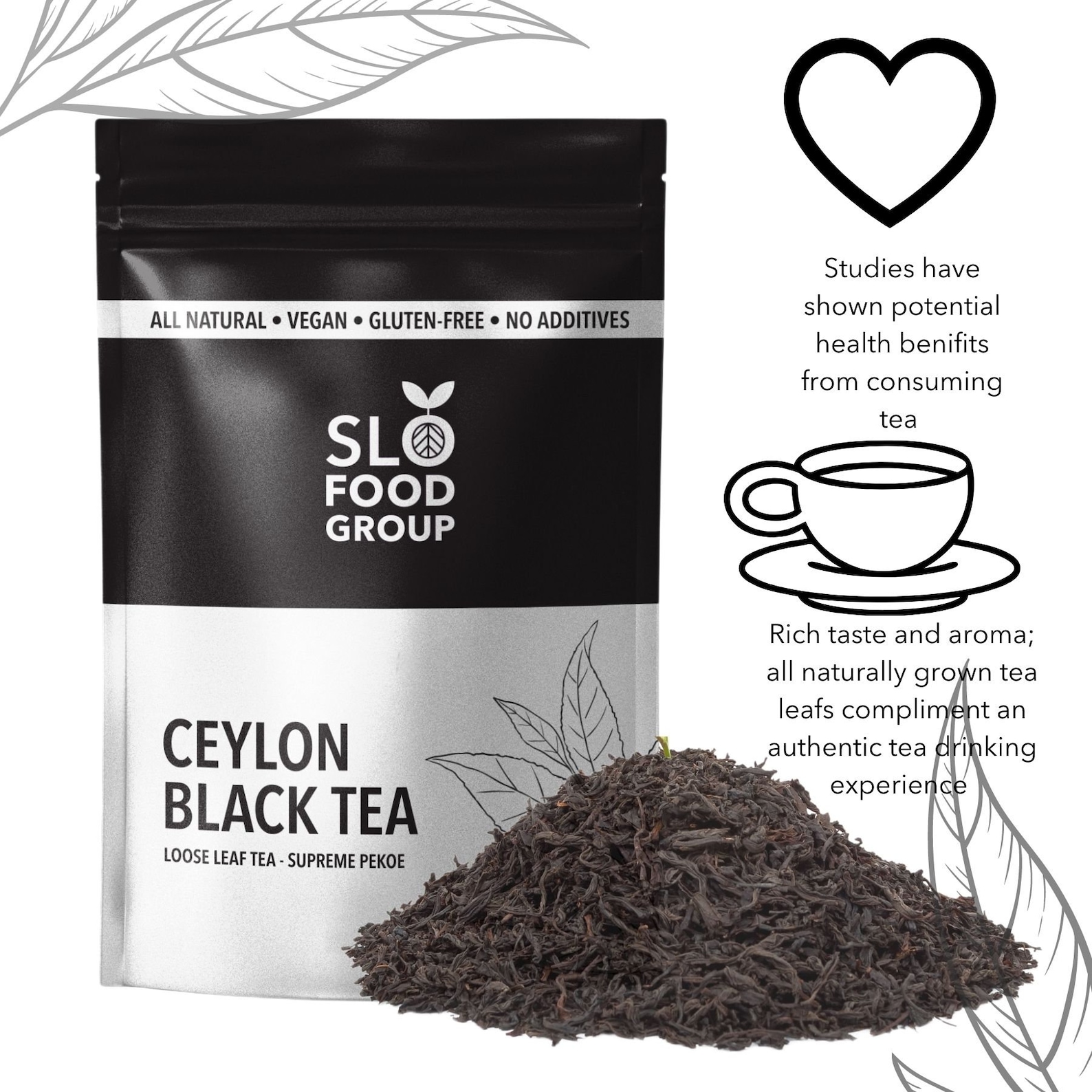 Ceylon Black Tea, Loose Leaf Black Tea From Sri Lanka - Etsy