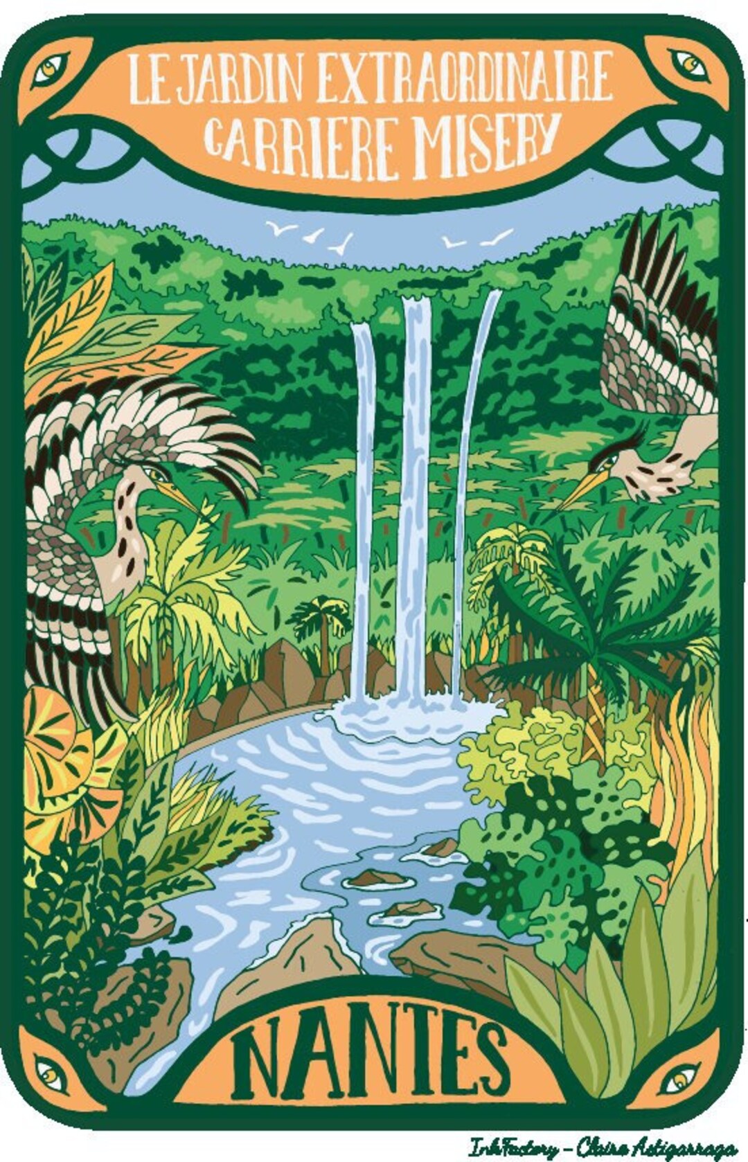 A5 Card, EXTRAORDINARY GARDEN, "nantes" Series - Etsy