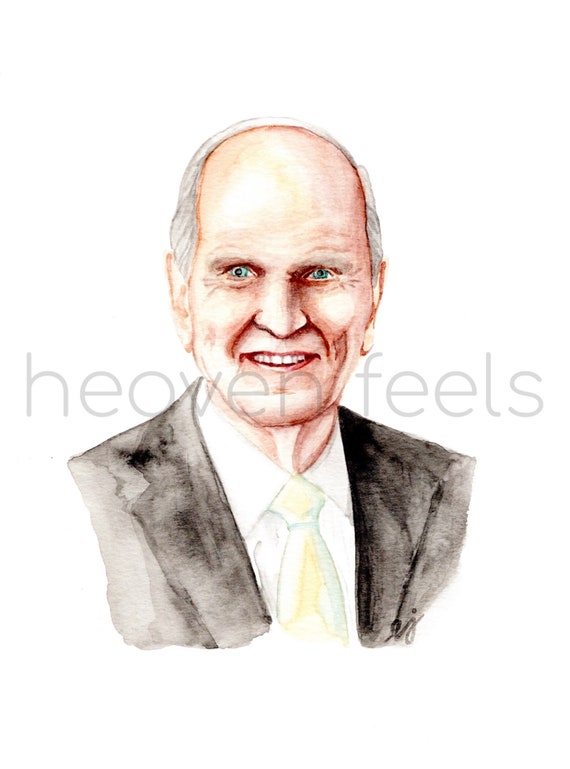 Russell M Nelson PRINT President Russell M Nelson Prophet | Etsy