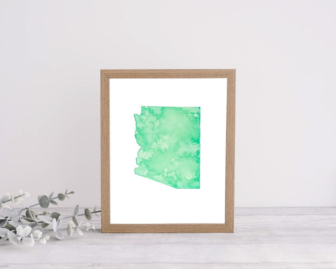 Arizona Watercolor Print - Etsy