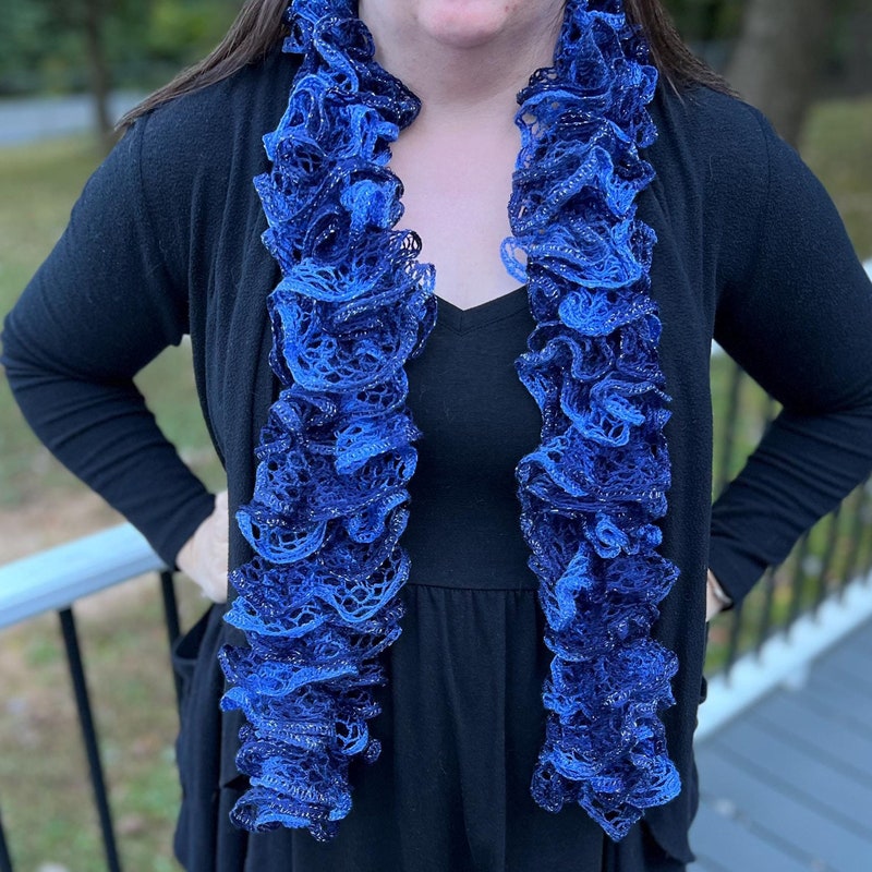 Ruffle Scarf Yarn - Etsy