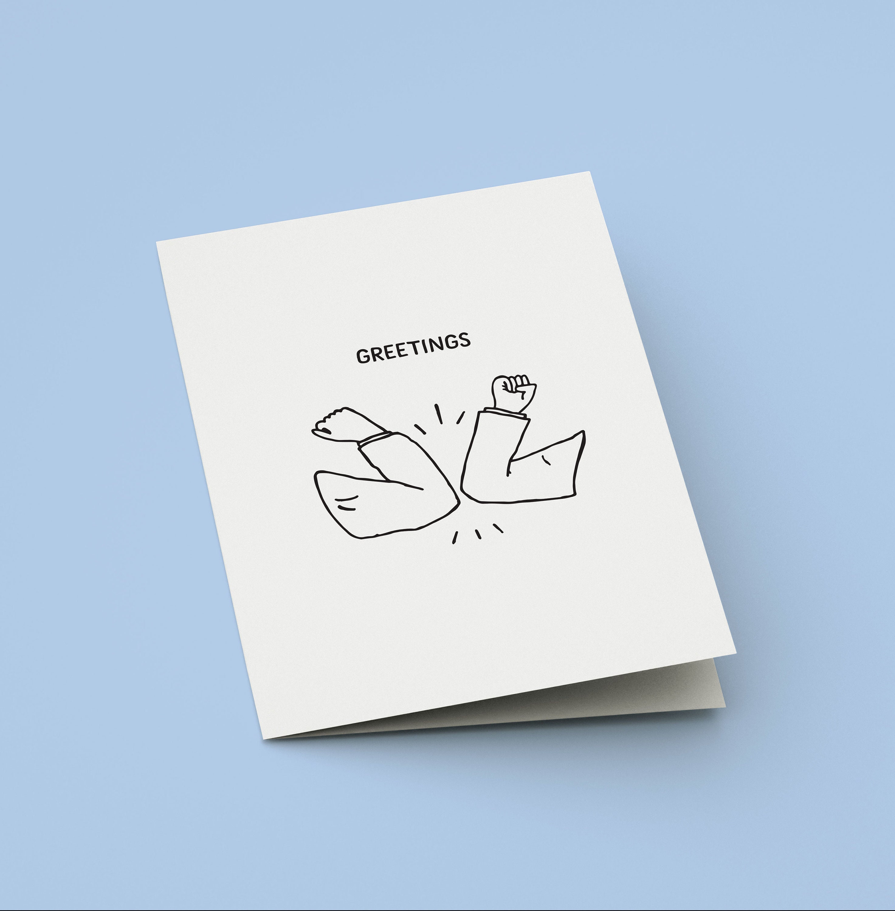 Social Distancing Greeting Cards - Pack of 4 - Etsy