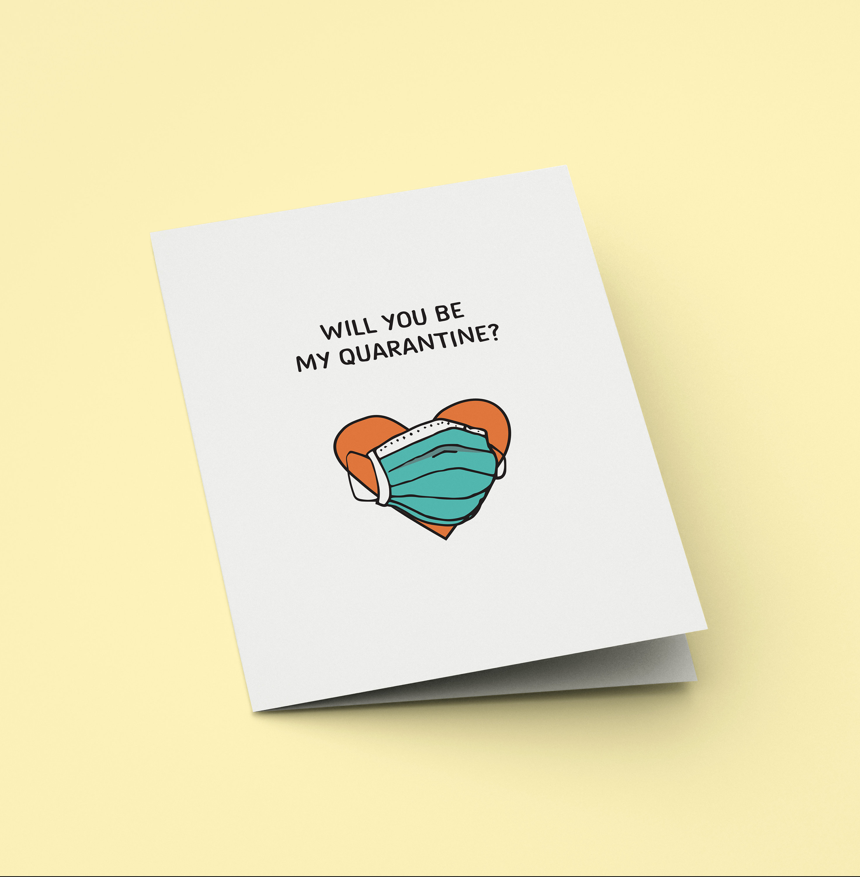 Social Distancing Greeting Cards - Pack of 4 - Etsy