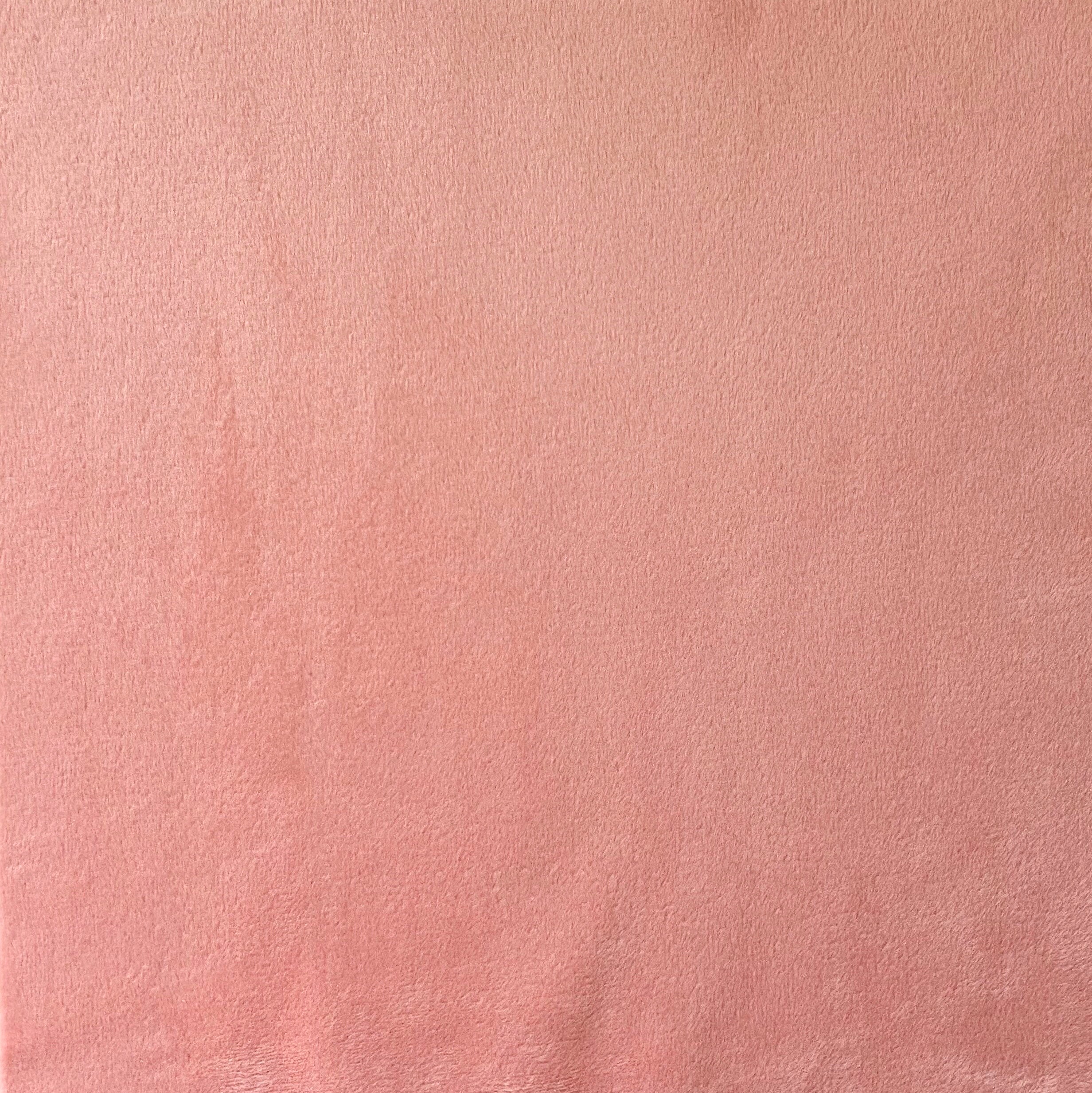 Rust Pink Minky Solid Cuddle Fabric by the yard. Ships from | Etsy