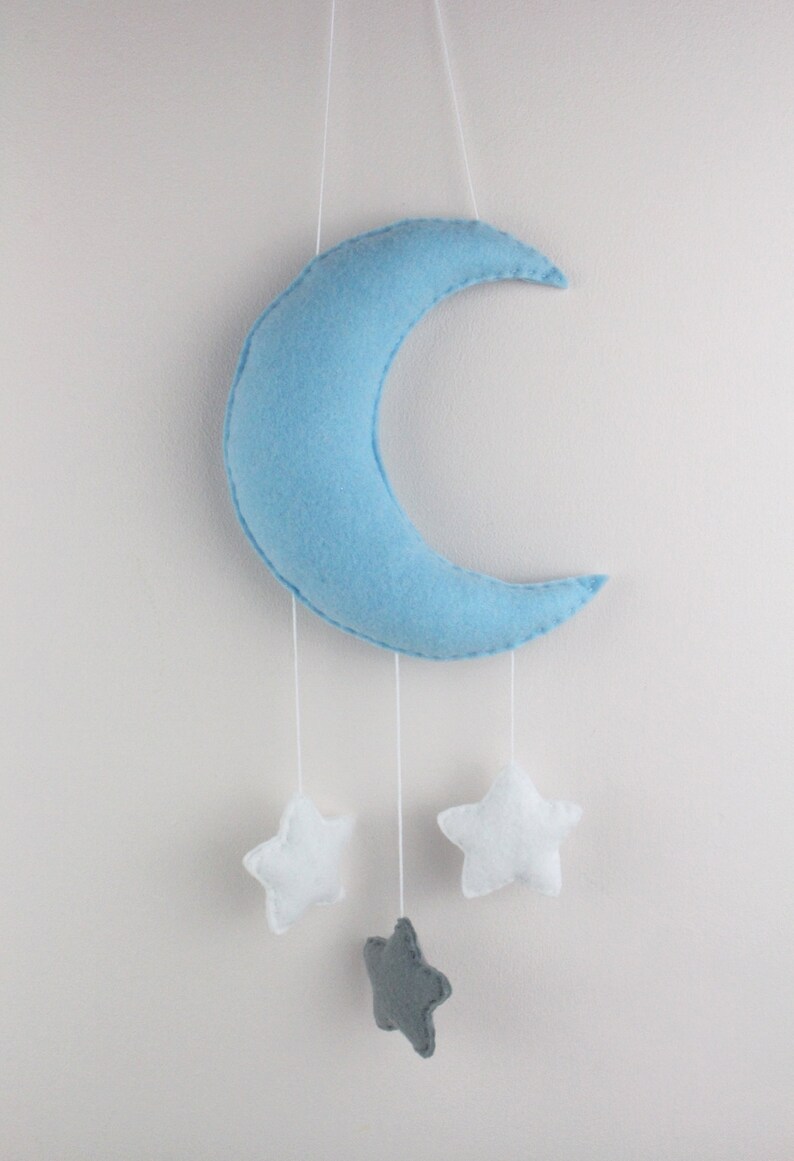 Baby Mobile - Moon Mobile - Moon Wall Decoration - Decoration for ...