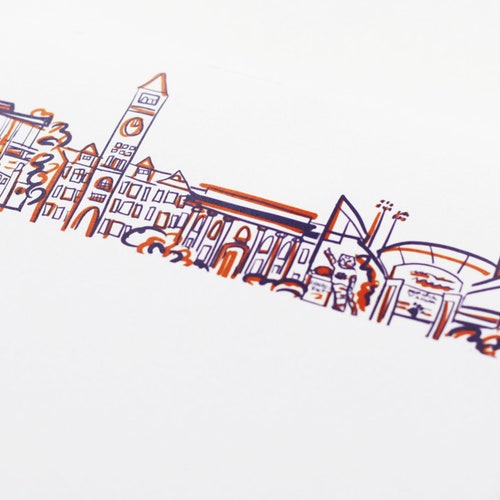 Personalized Notepad Set Clemson University clemson South | Etsy