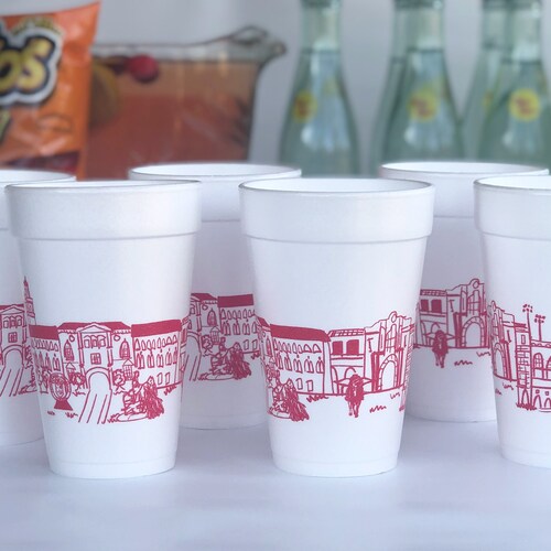 Texas Tech University Campus Landmarks Frosted Roadie Cup 10 - Etsy
