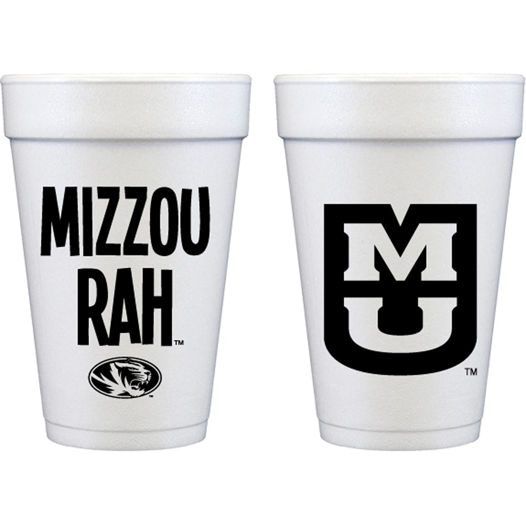 University Missouri - Mizzou Rah {foam Cup 10 Pack} - Etsy