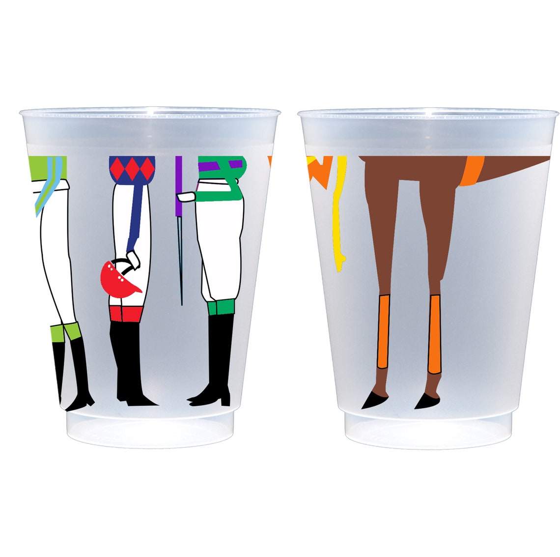 Horse Racing/derby Party Frosted Roadie Cup (10 Pack) - Etsy