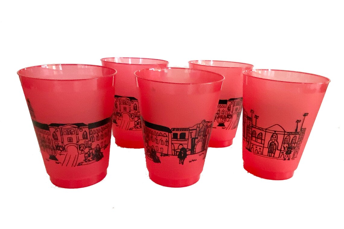 Texas Tech University Campus Landmarks Red Frosted Roadie Cup | Etsy