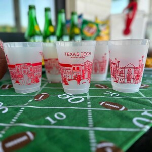 Texas Tech University Campus Landmarks Frosted Roadie Cup 10 Pack - Etsy
