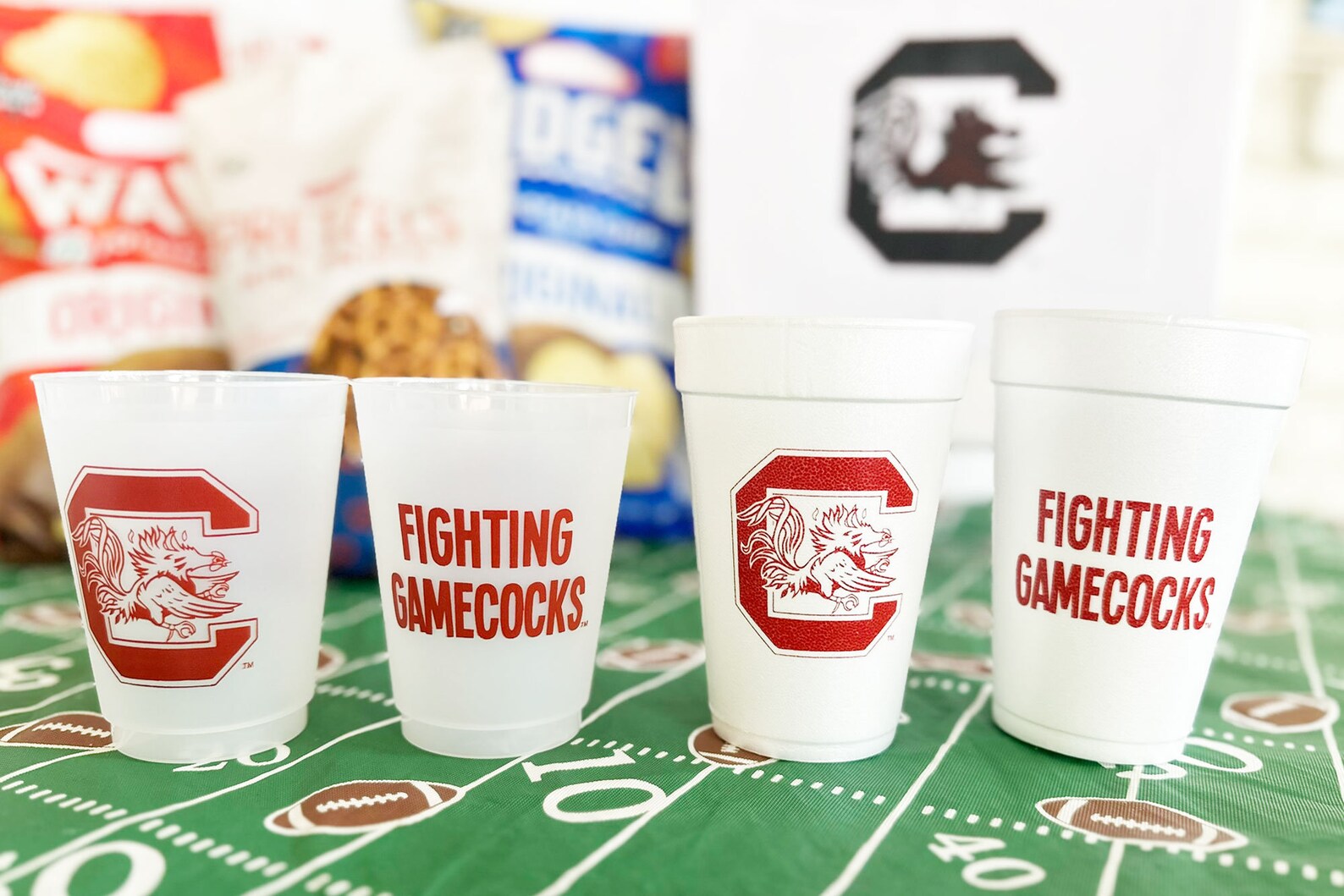 University South Carolina Fighting Gamecocks {frost Cup 8 Pack} - Etsy