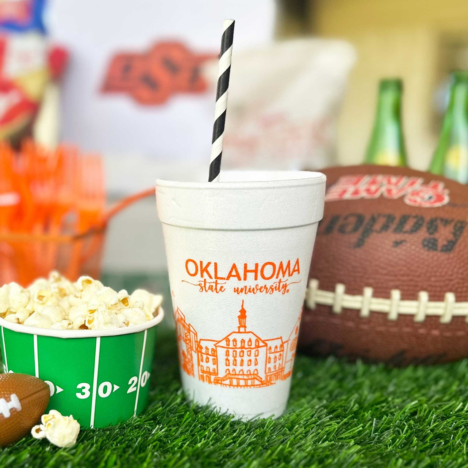 Oklahoma State University Skyline - Stillwater {foam Cup 10 Pack} - Etsy