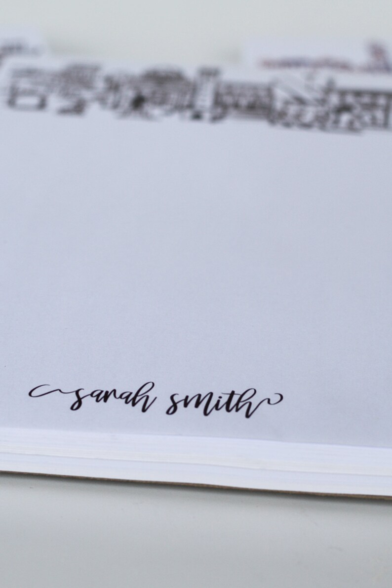 Personalized Notepad Set texas A&M University Campus Skyline | Etsy