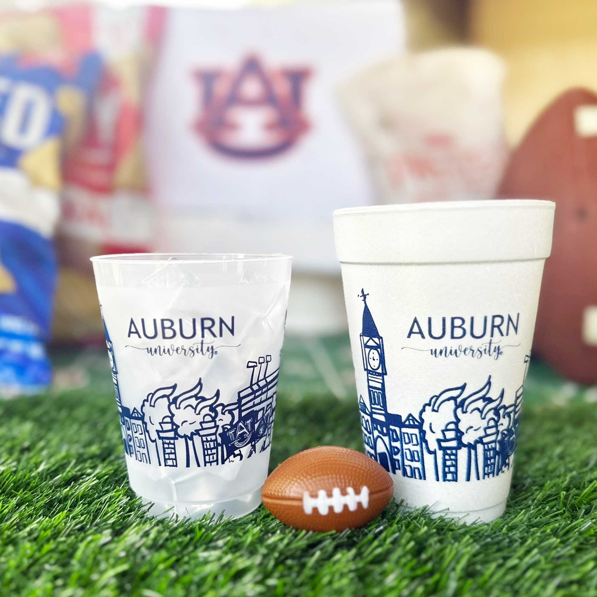 Auburn University Campus Landmarks Frosted Roadie Cup 10 Pack - Etsy