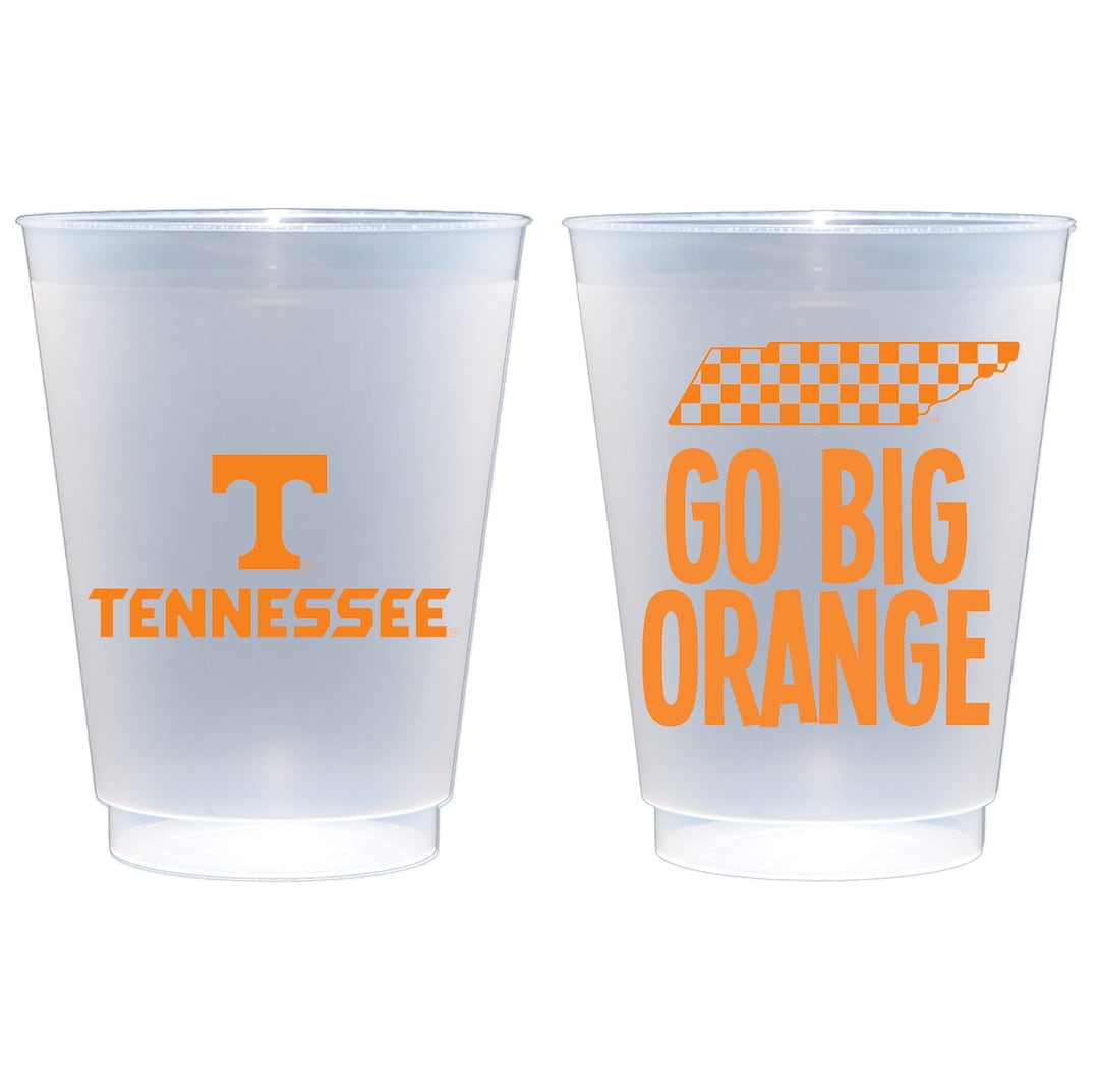 University of Tennessee - Logo/go Big Orange {frosted Cup 10 Pack} - Etsy