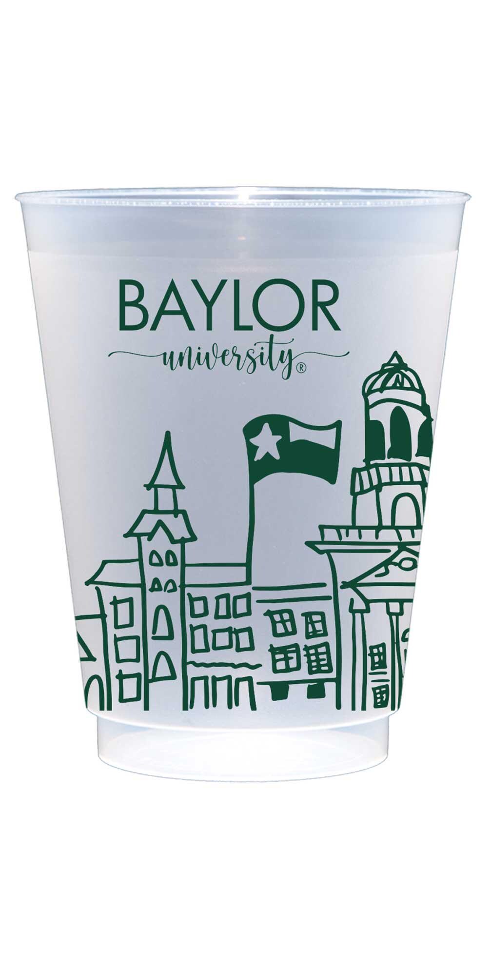 Baylor University Campus Landmarks Frosted Roadie Cup 10 Pack - Etsy