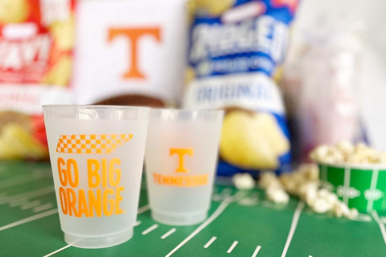 University of Tennessee - Logo/go Big Orange {frosted Cup 10 Pack} - Etsy