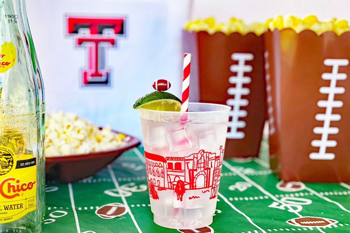 Texas Tech University Campus Landmarks Frosted Roadie Cup 10 Pack - Etsy