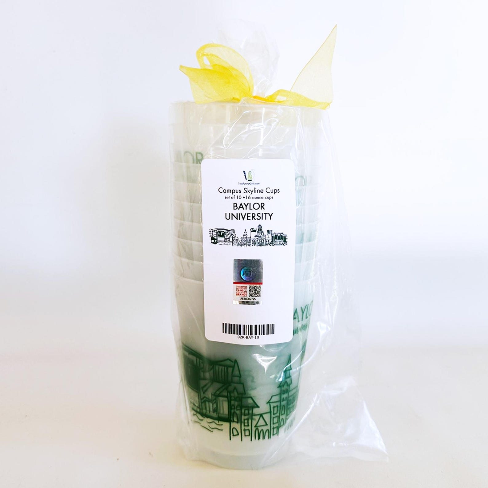 Baylor University Campus Landmarks Frosted Roadie Cup 10 Pack - Etsy