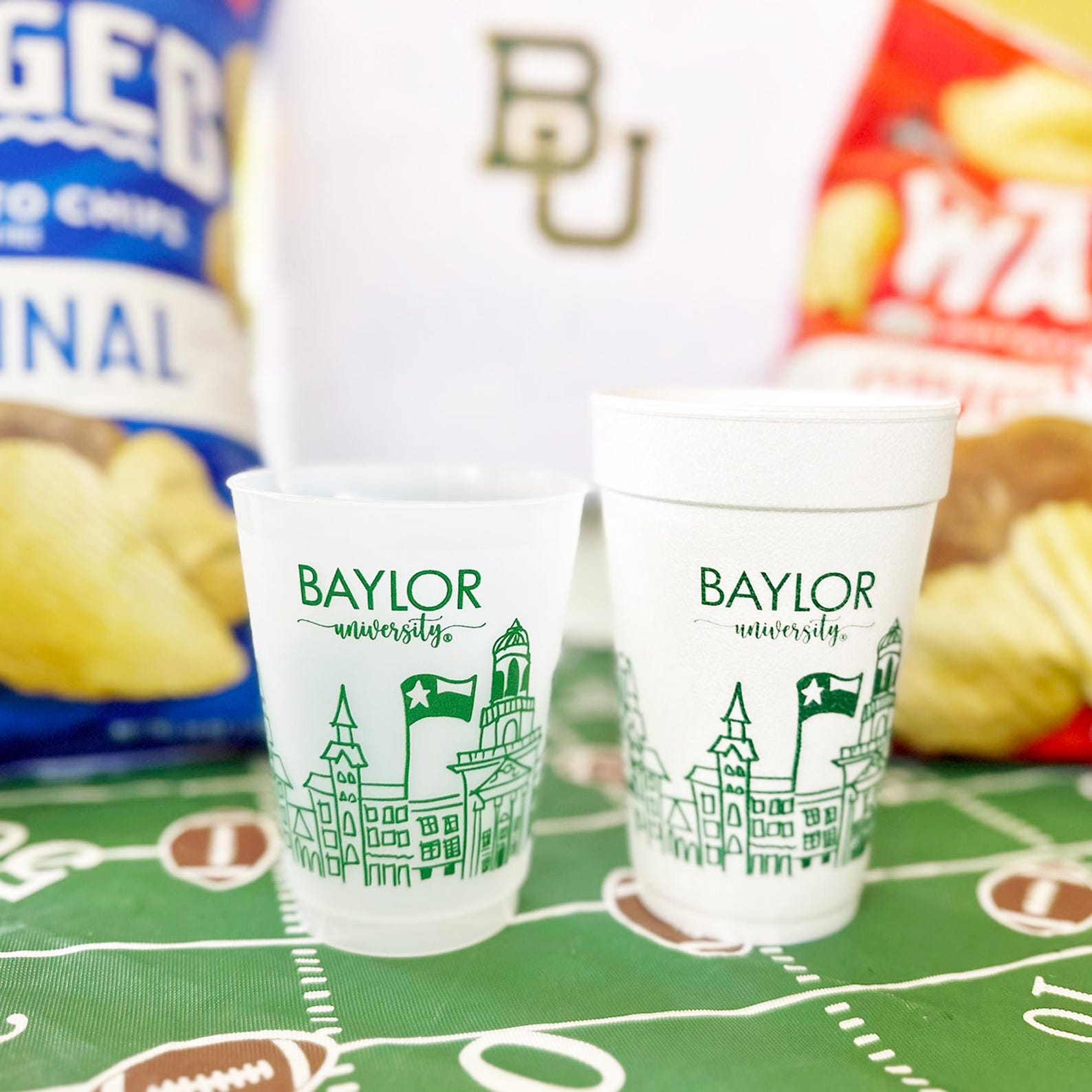 Baylor University Campus Landmarks Frosted Roadie Cup 10 Pack - Etsy