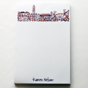 Personalized Notepad Set Clemson University clemson, South Carolina - Etsy
