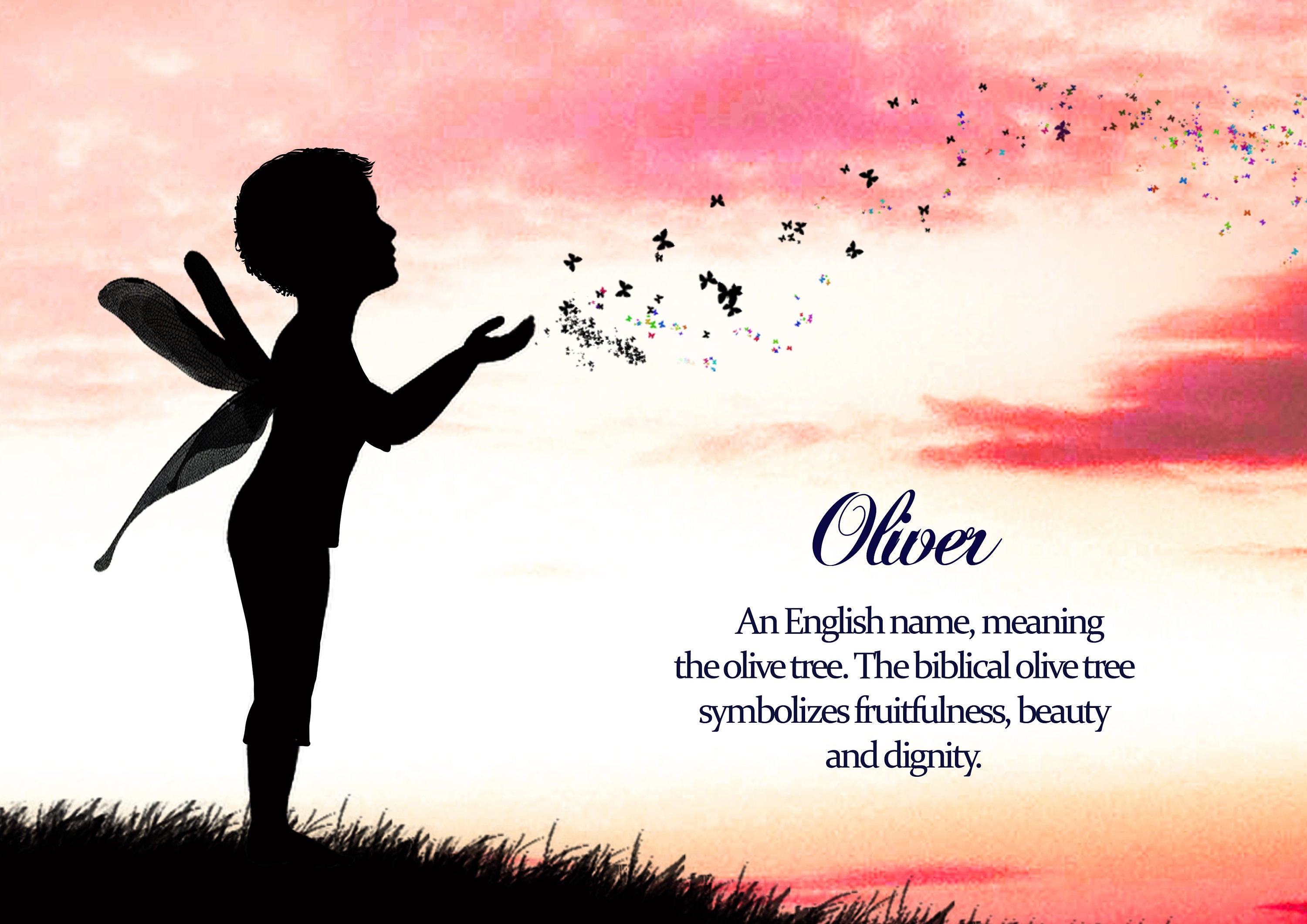 Naam betekenis Baby Print naam betekenis van kunst aanpassen - Etsy ...