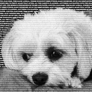 Pet Portrait, Pet Gift, Personalised Pet Lovers Gift, Pet Word Art ...