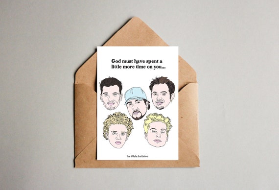 Justin Timberlake Happy Birthday Card