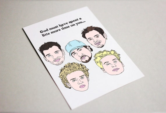 Justin Timberlake Birthday Card
