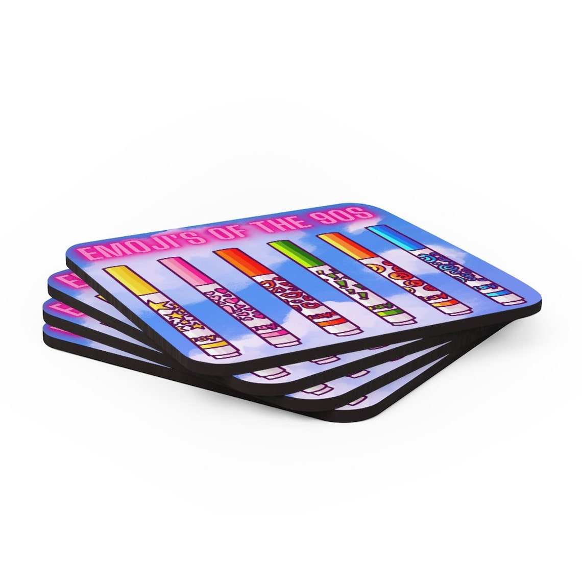 Emoji's of the 90s, 90's Nostalgia Coasters, 90s Retro, 90s Toys, 90s ...