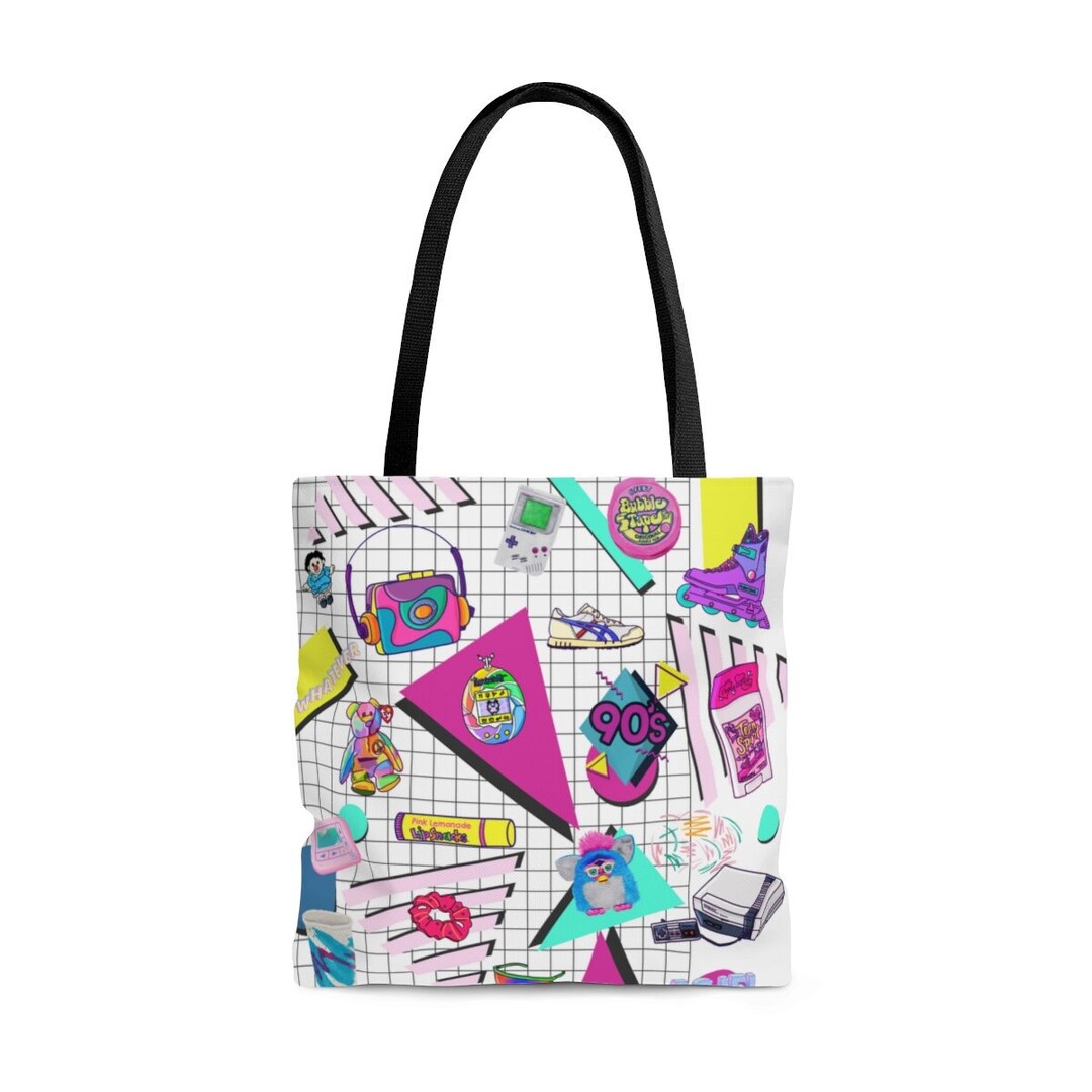 Epic 90's Tote Bag, 90's Fashion, 90's Gifts, 90s Accessories, 90s ...