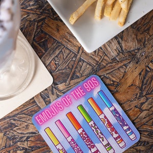 Emoji's of the 90s, 90's Nostalgia Coasters, 90s Retro, 90s Toys, 90s ...